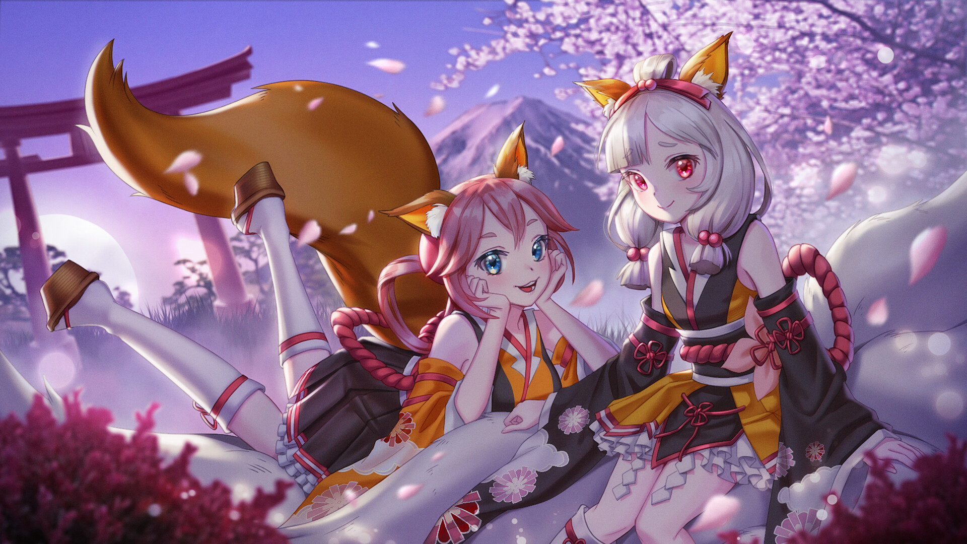 ArtStation - Sakama and Watame