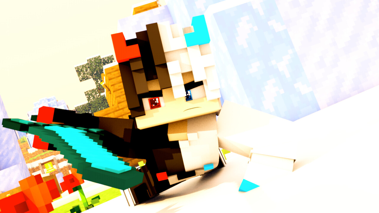 ArtStation - "Sword Man" Minecraft Pose