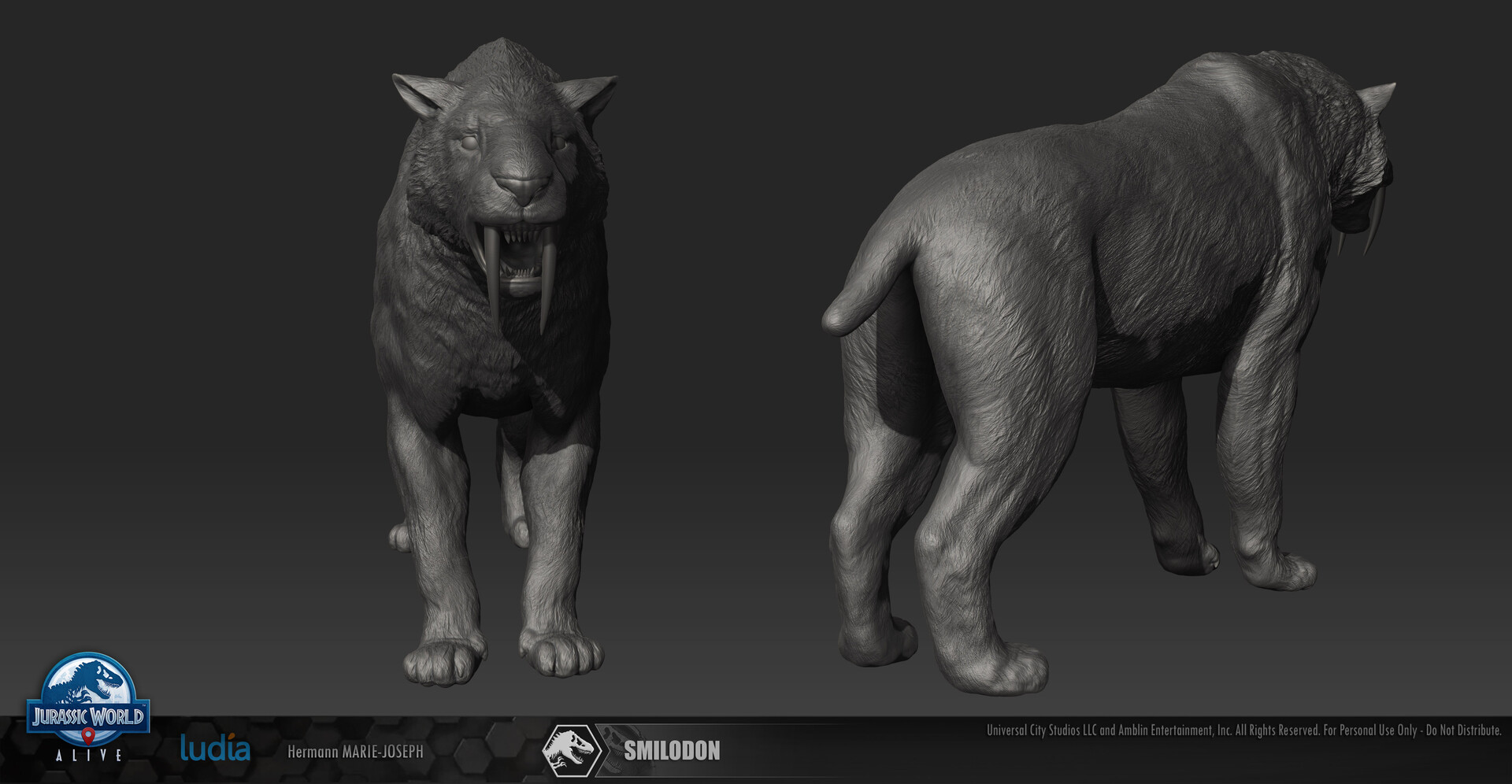 Hermann Marie-Joseph - Smilodon - Jurassic World Alive