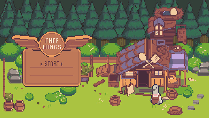 ArtStation - Title Screen & Environment Assets