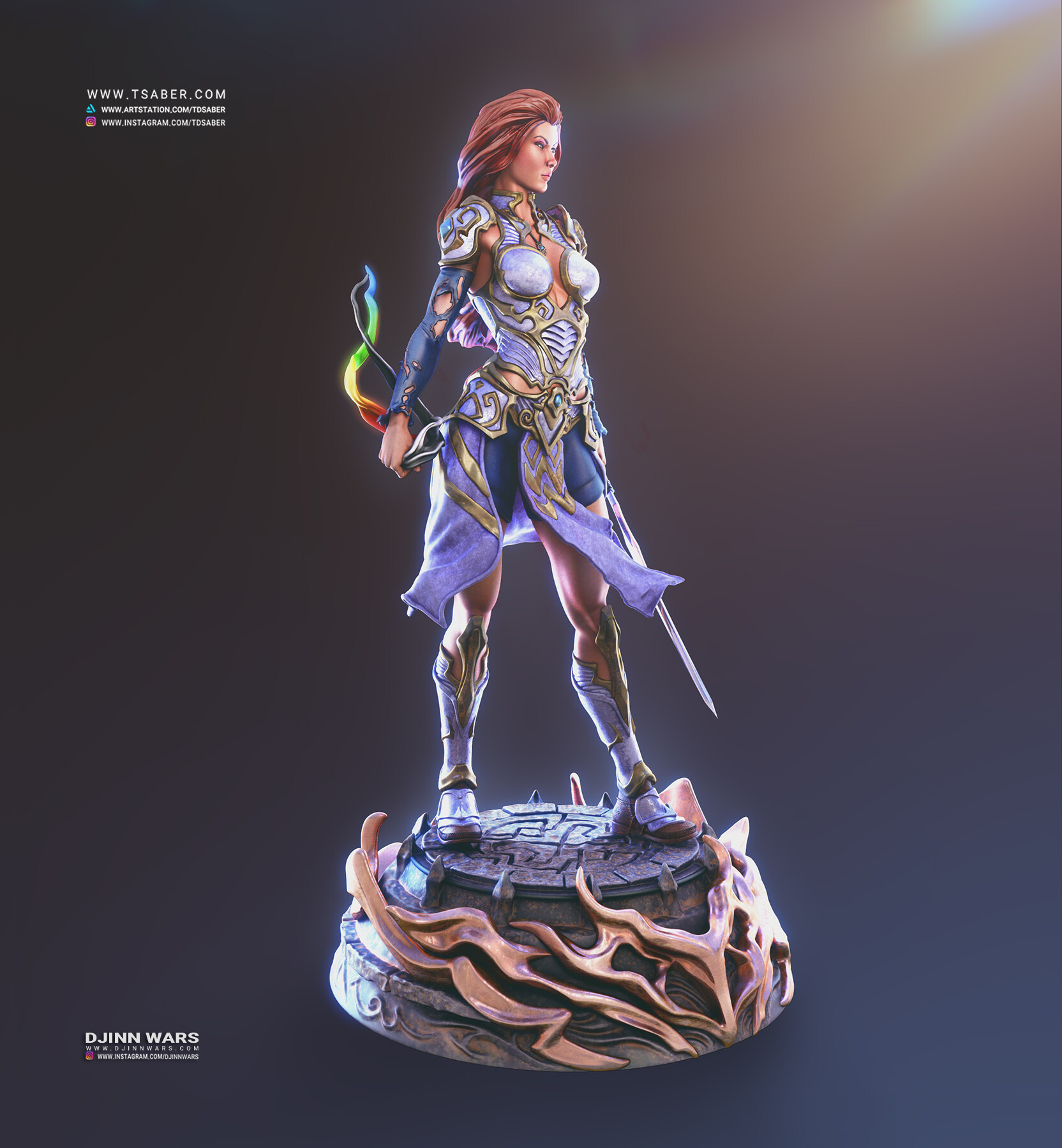 Taregh Saber - Jazel Statue