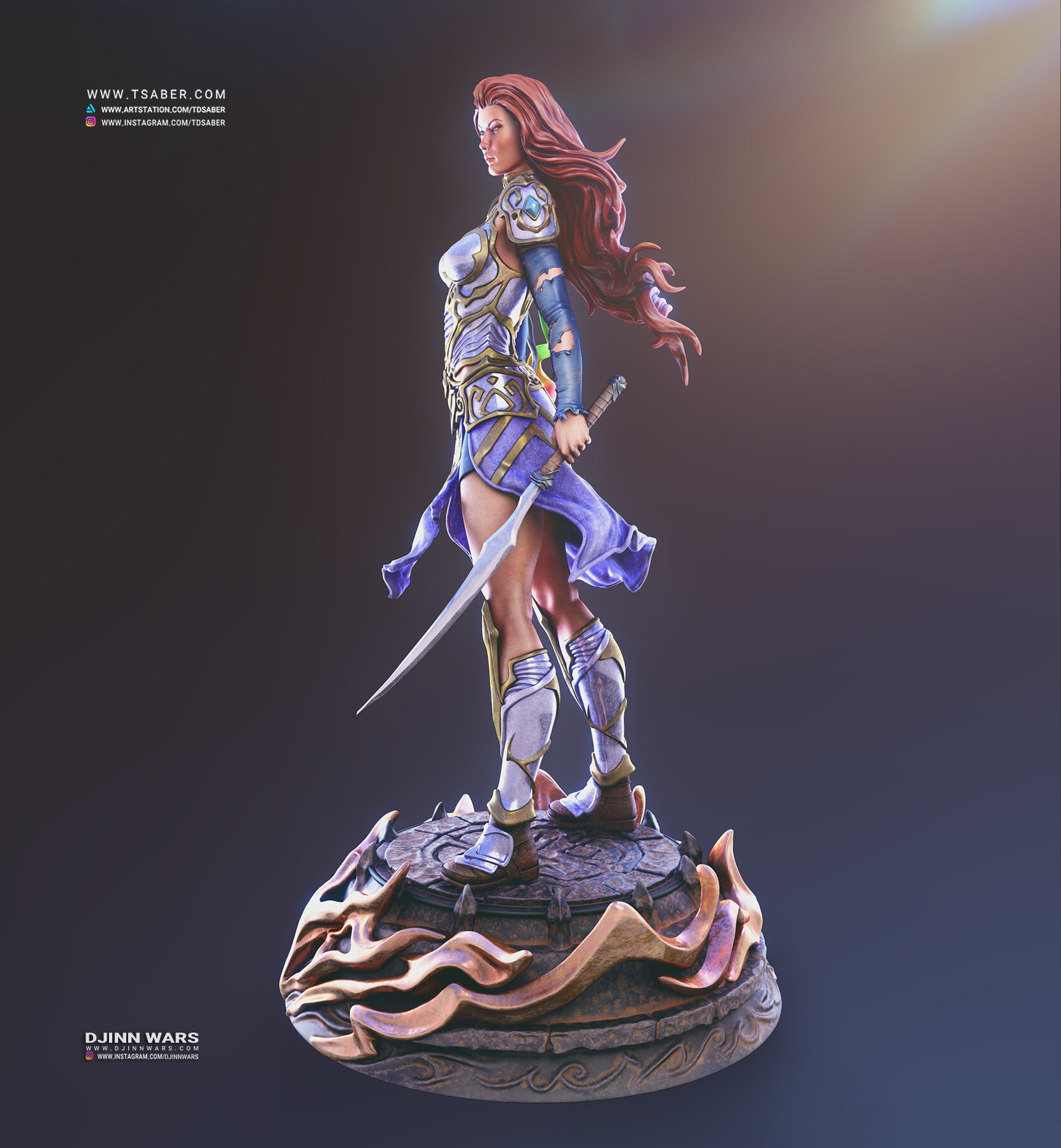 Taregh Saber - Jazel Statue