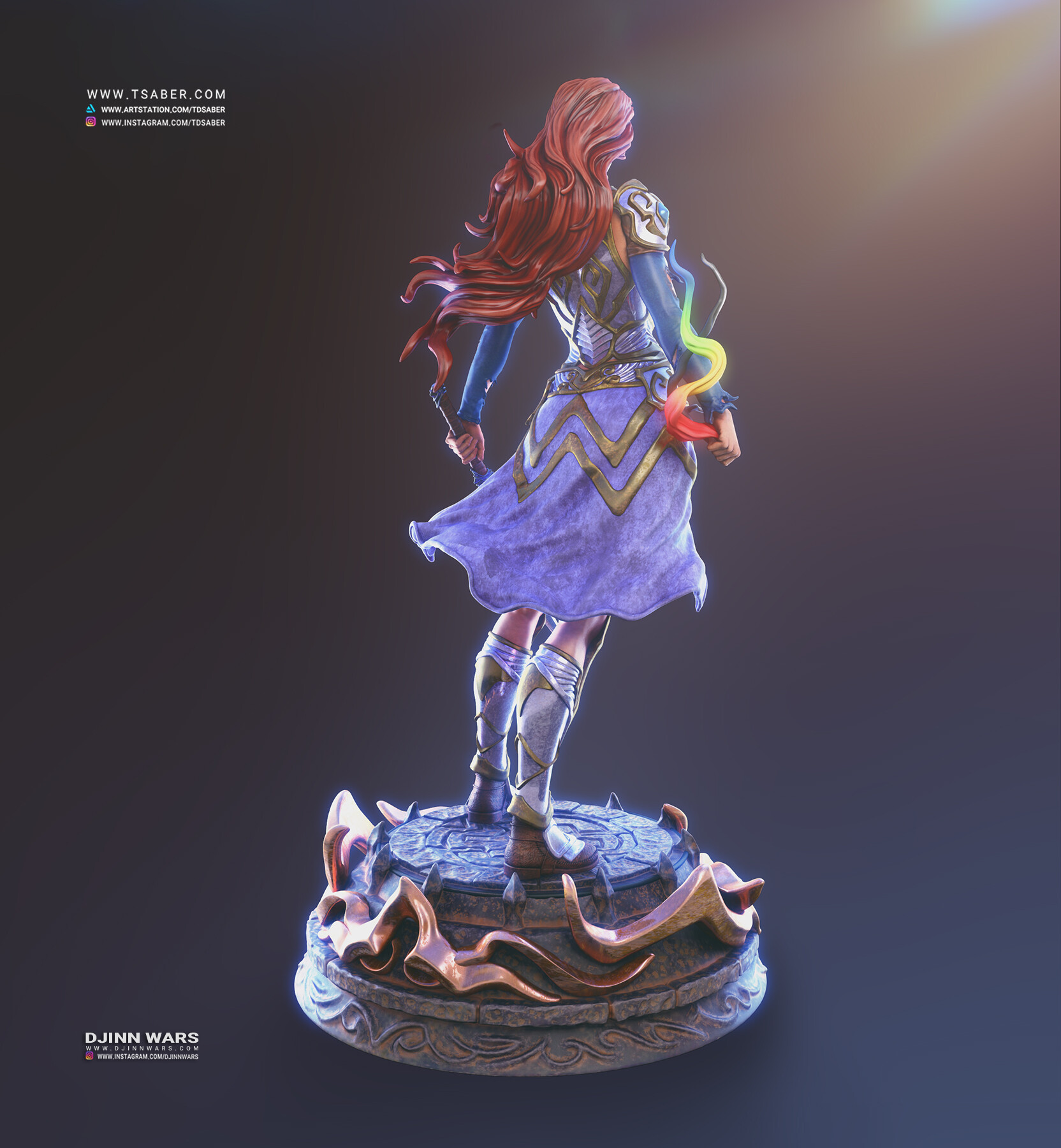 Taregh Saber - Jazel Statue