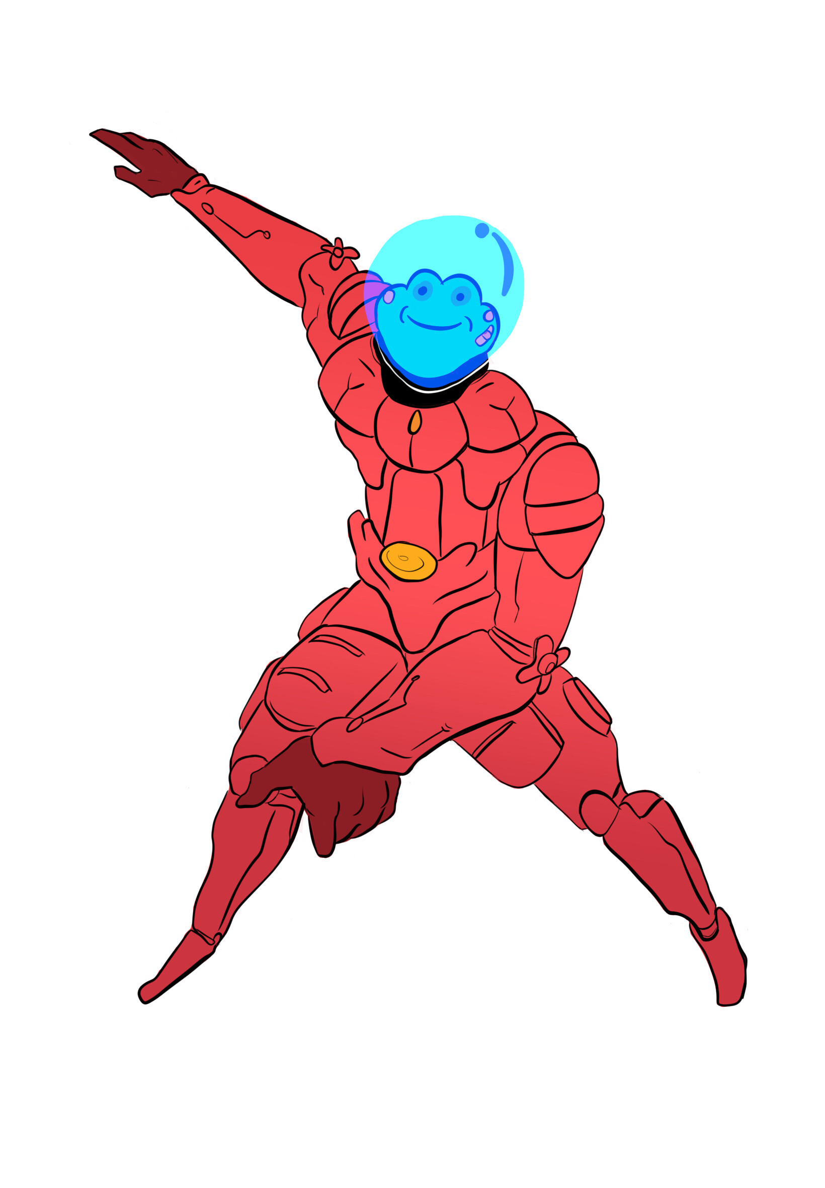 ArtStation - Mecha red frogster