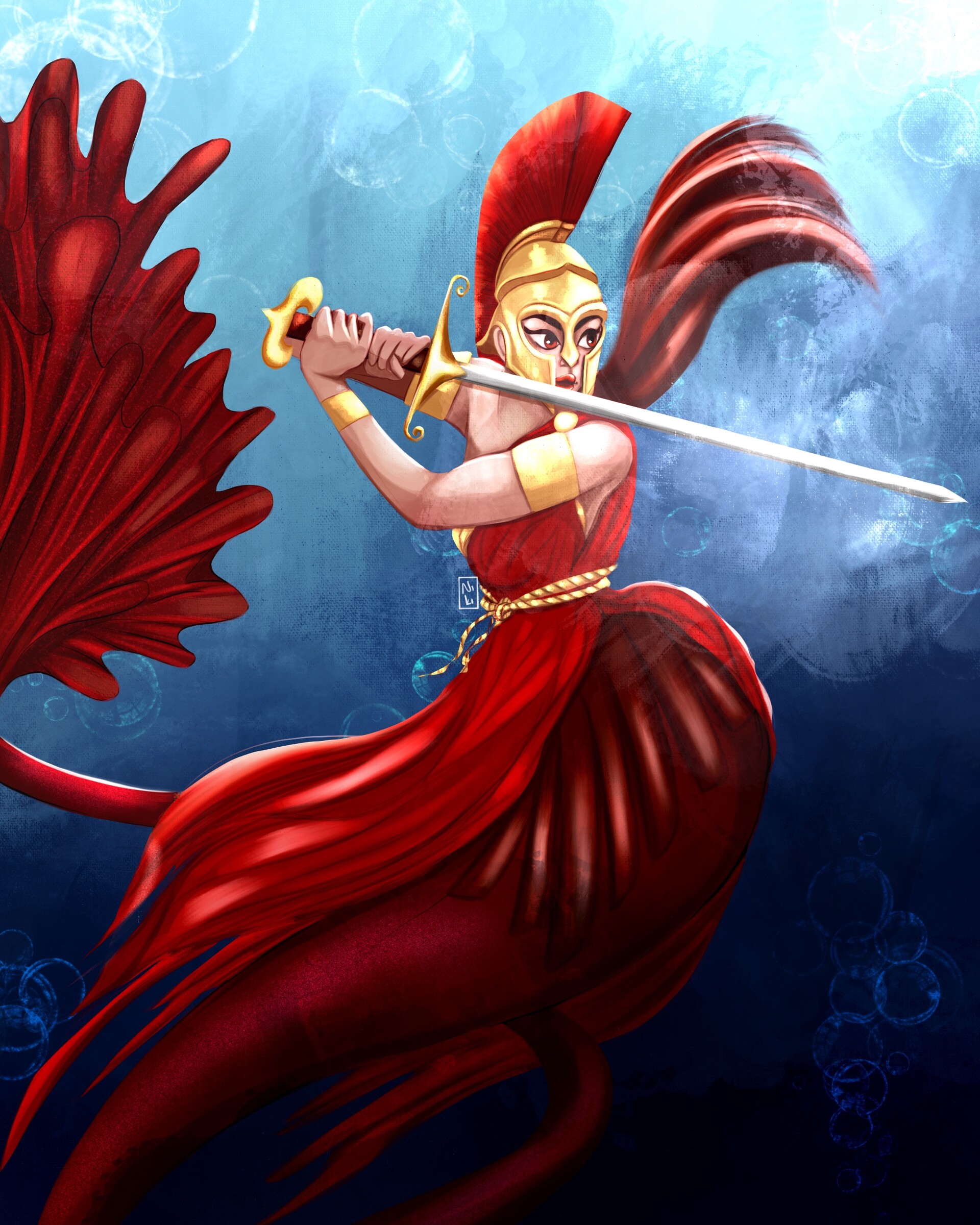 Niki Wayland - Warrior Mermaid