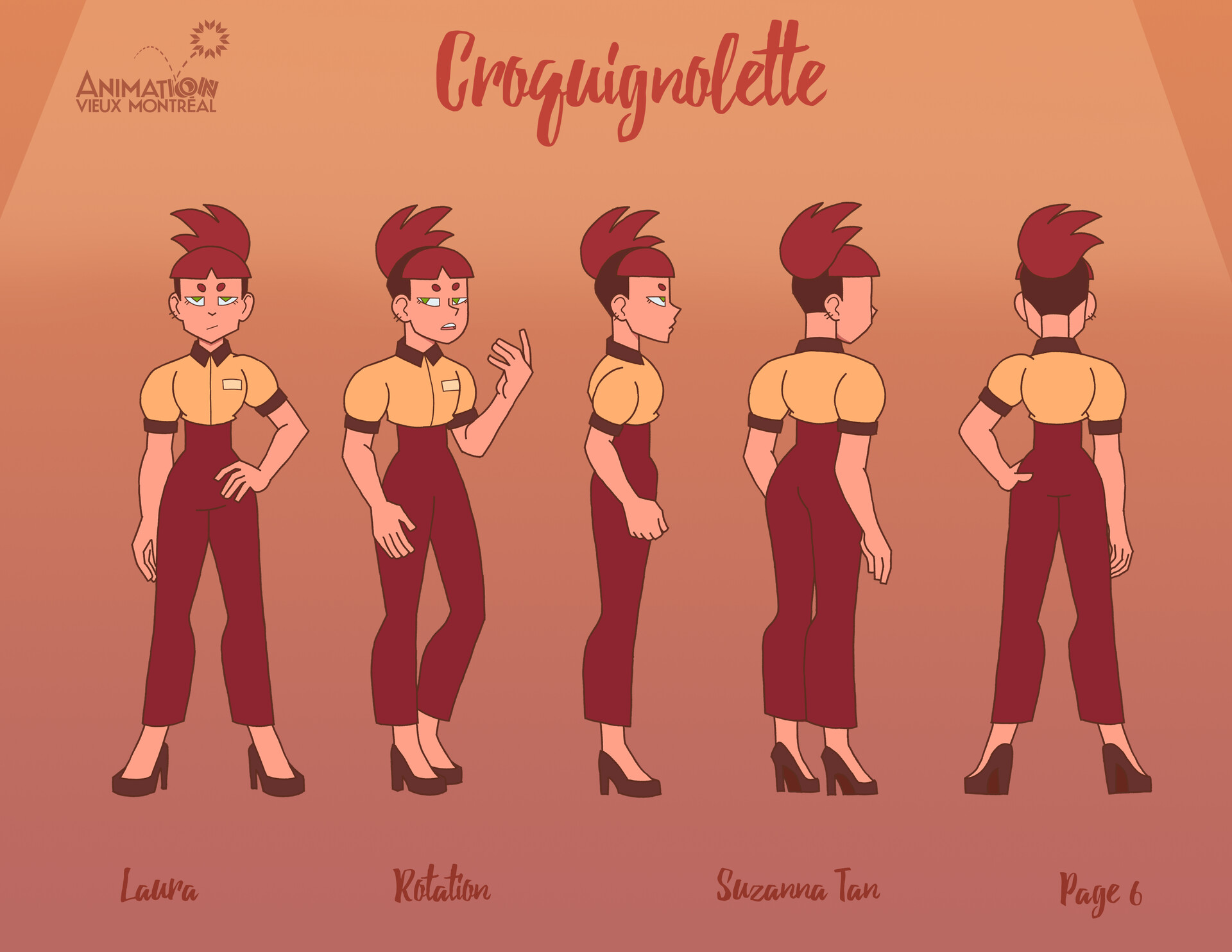 ArtStation - Laura Model Sheets