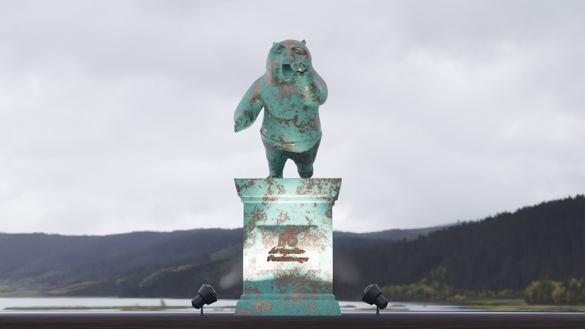 ArtStation - Po Statue