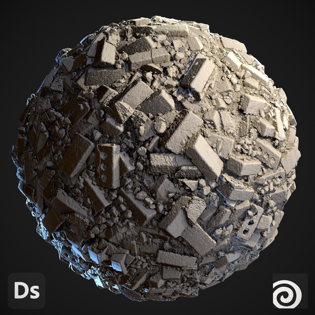 Clark Coots - Brick Rubble Simulation