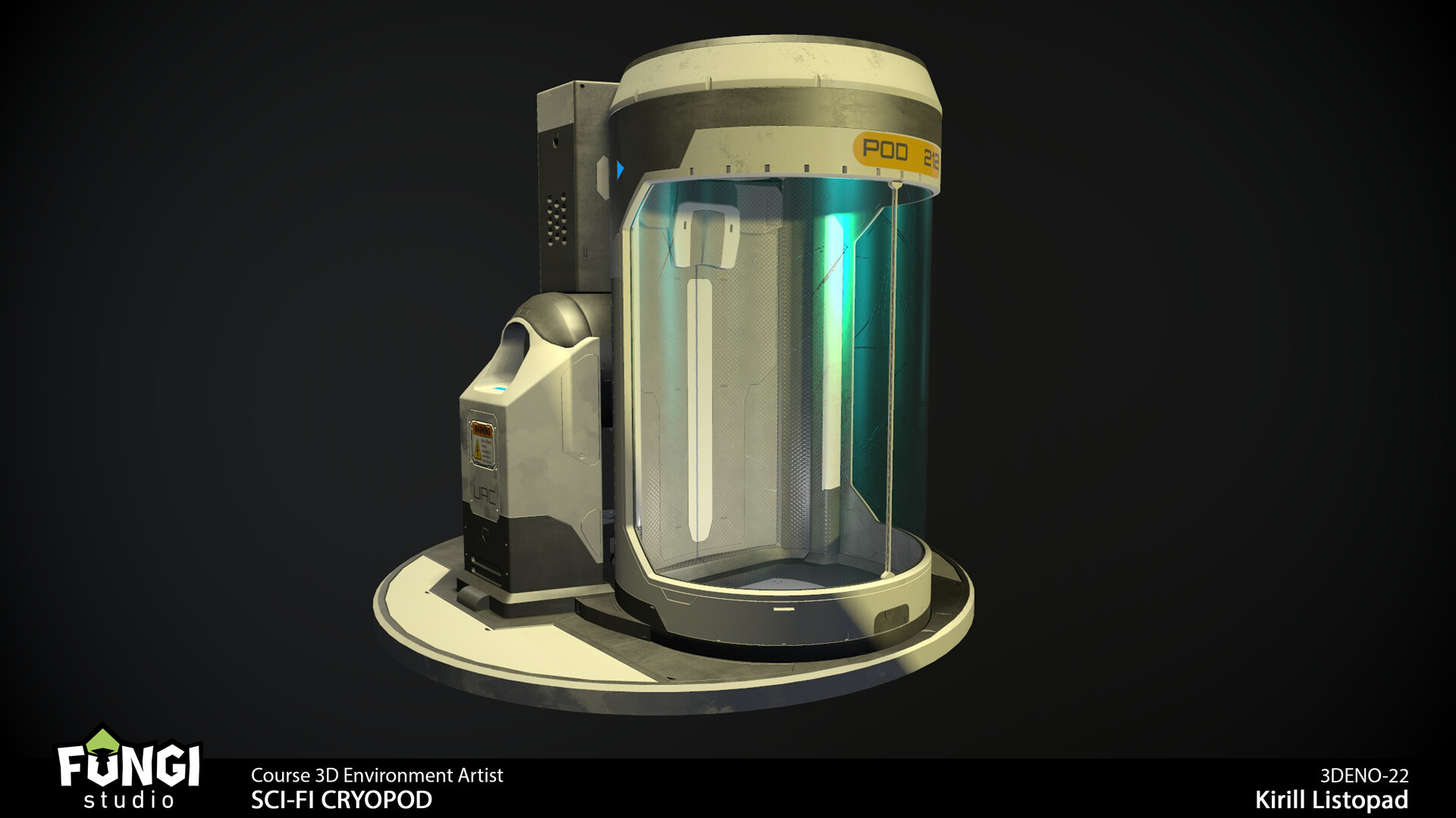 ArtStation - Sci-Fi Cryopod