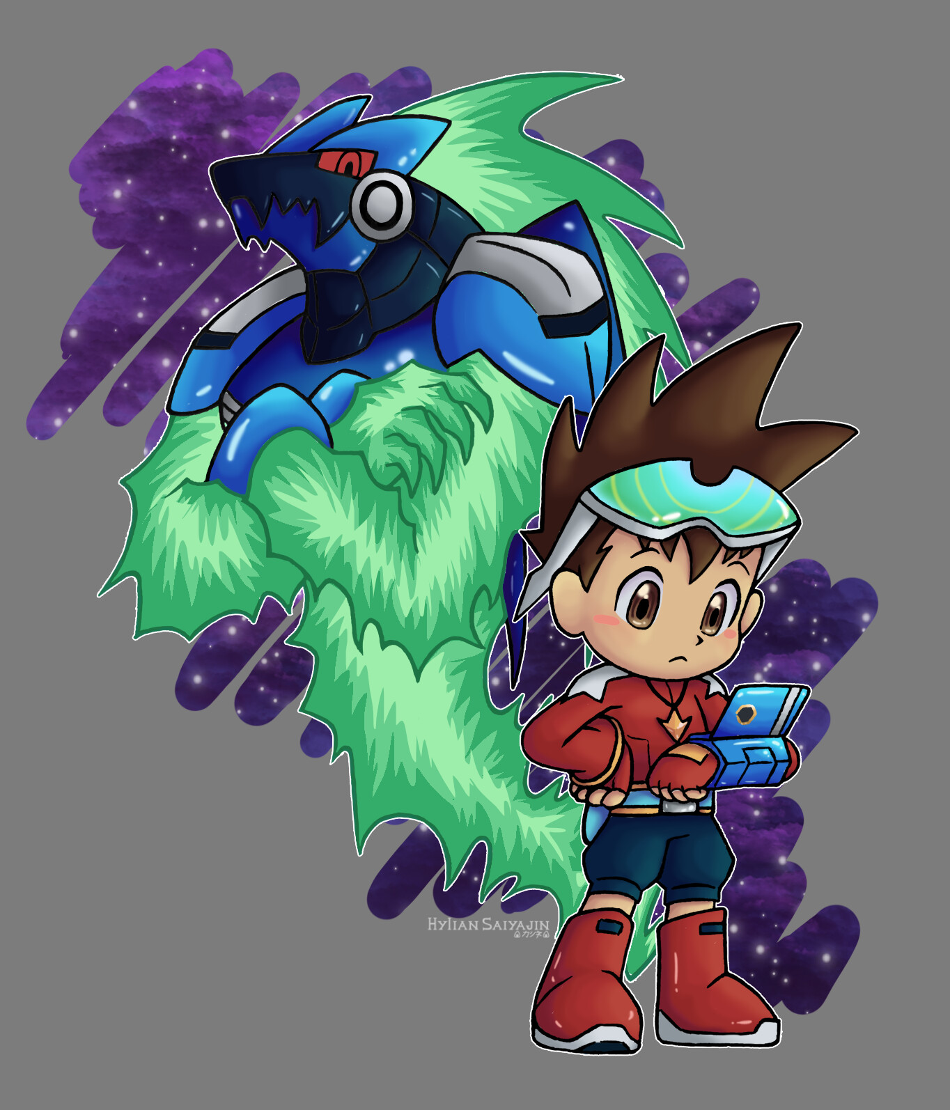 ArtStation - Chibi Subaru - Mega Man Fanart