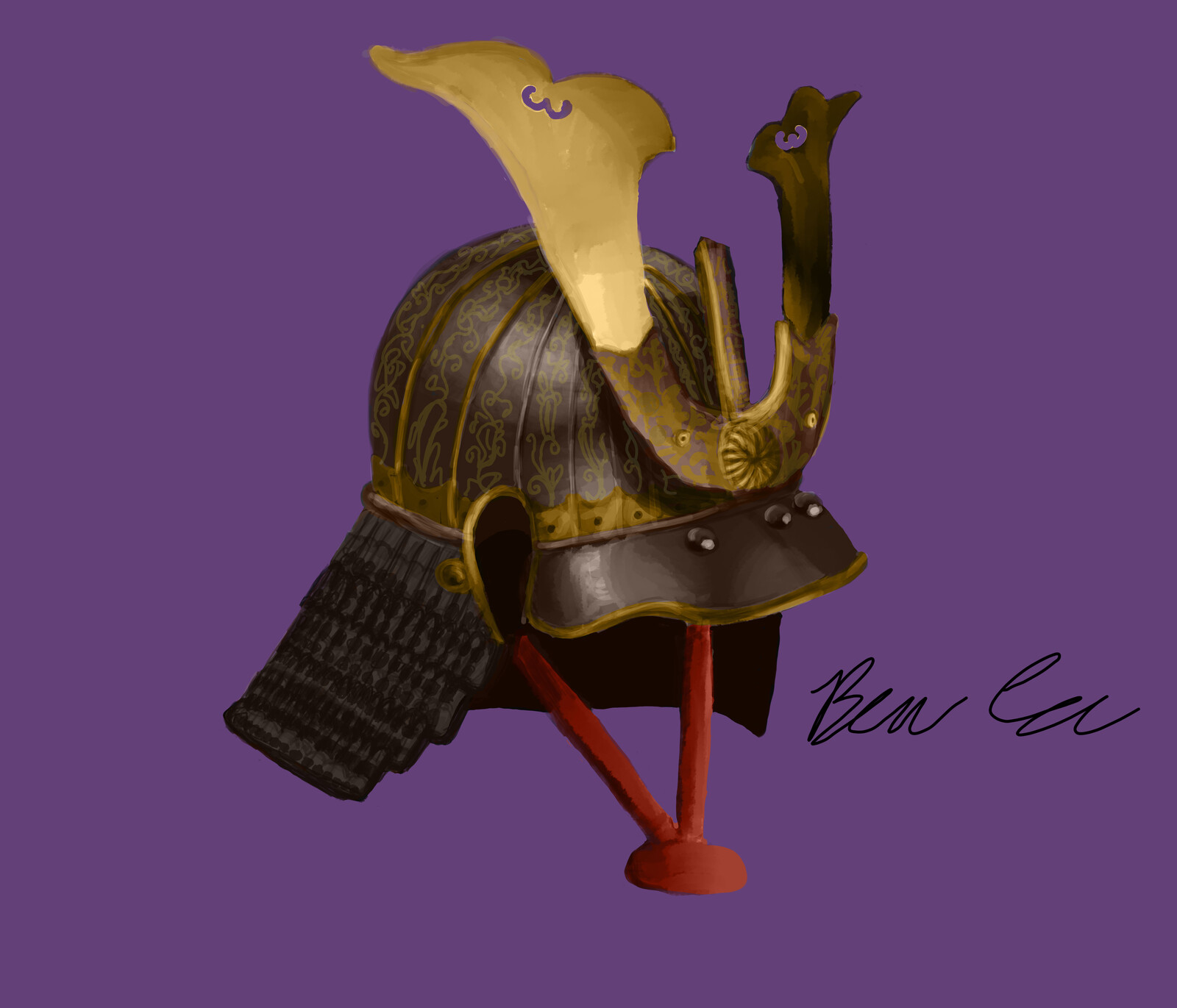 Benjamin Lee - Samurai Helmet