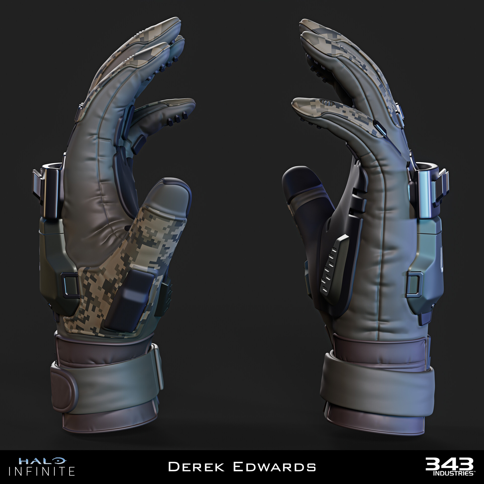 Derek Edwards Senior Artist - LITEKNUCKLE Gloves - Season 2 Lone Wolves