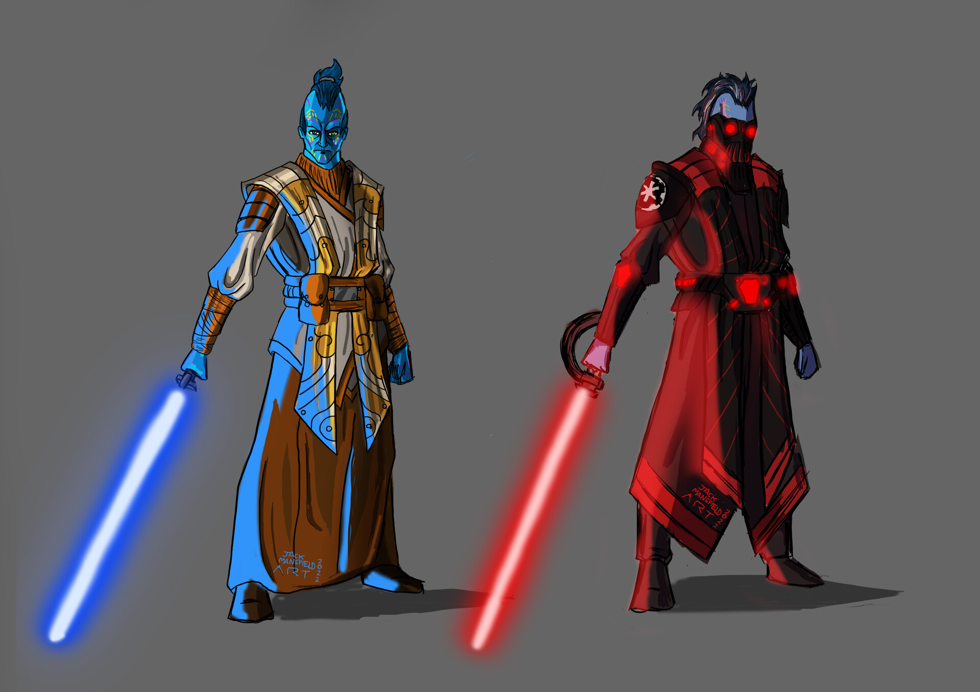 ArtStation - Jedi master/Inquisitor design