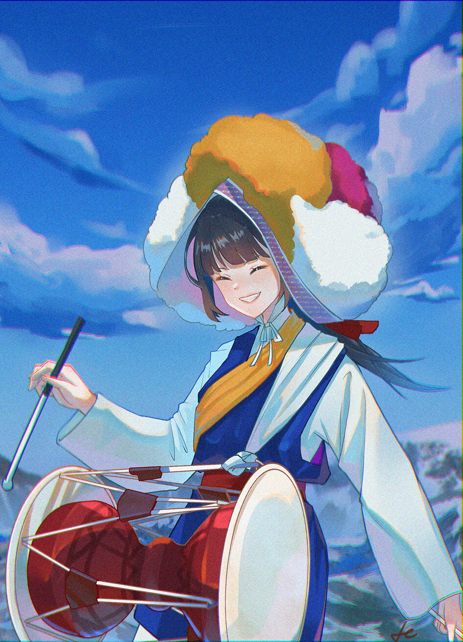 ArtStation - Long-Drum Dance