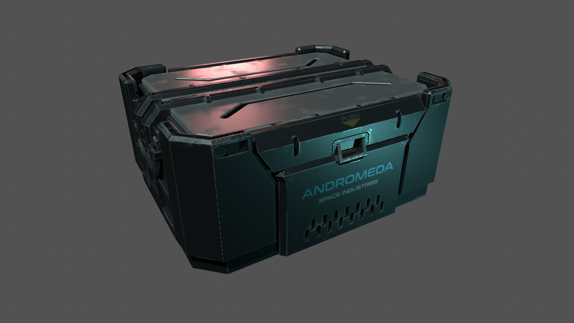 ArtStation - Sci-fi Military Ammo box