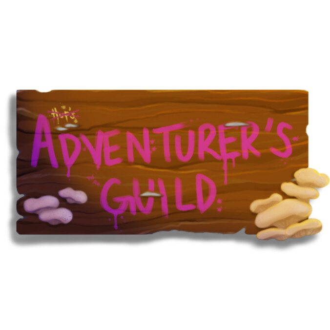 ArtStation - Adventurer's Guild Signpost 04/2022