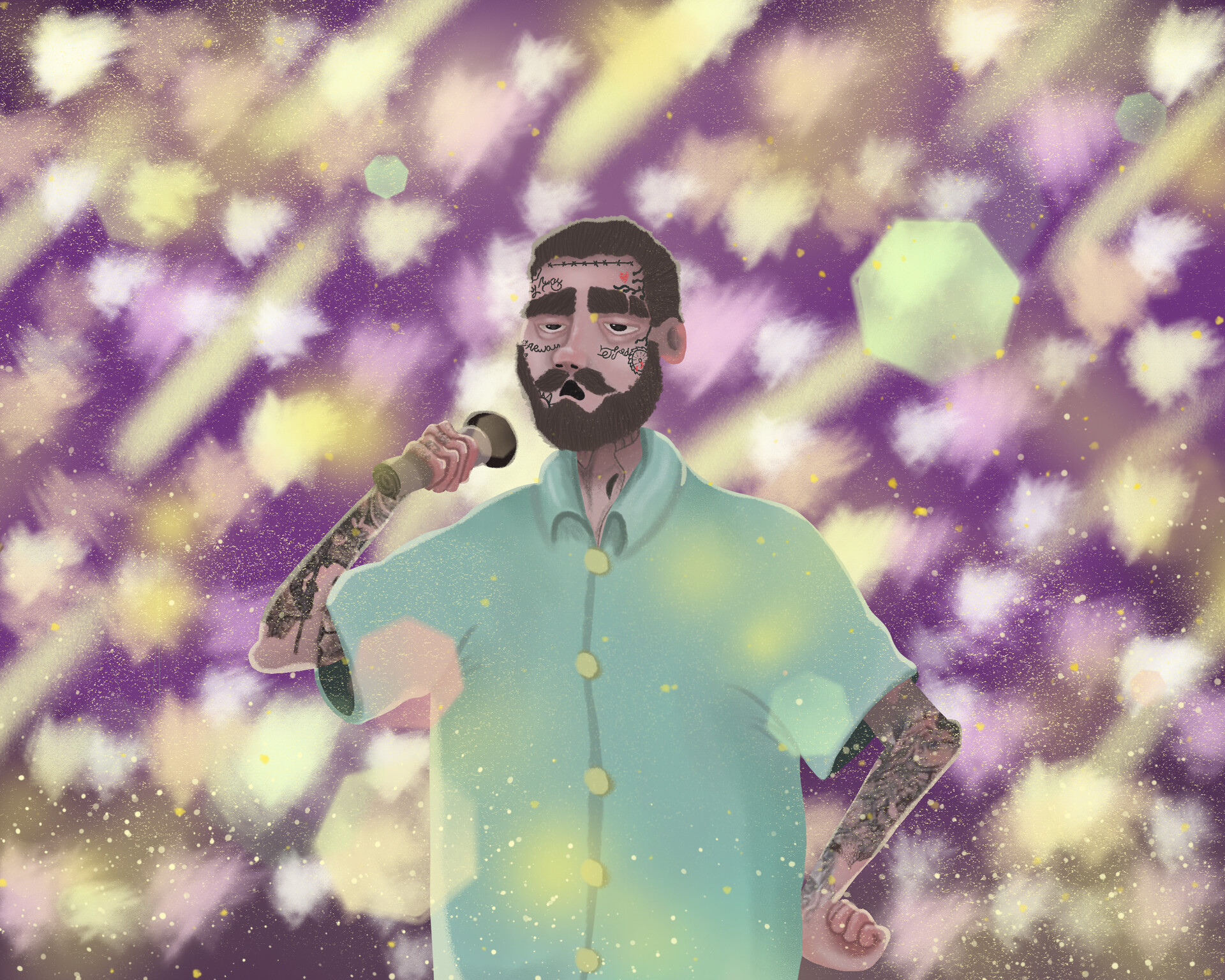 ArtStation - POST MALONE