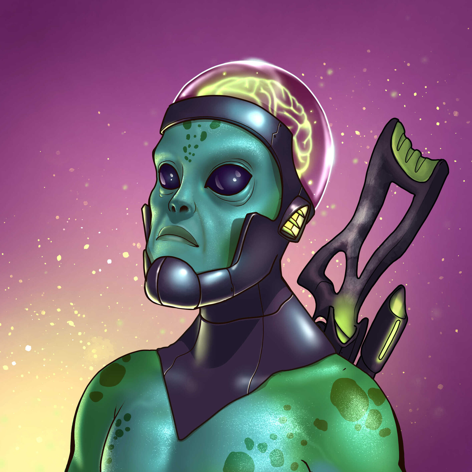 Tommy Thomas Gondrong - 1-1 NFT art project (slepping Sniper)