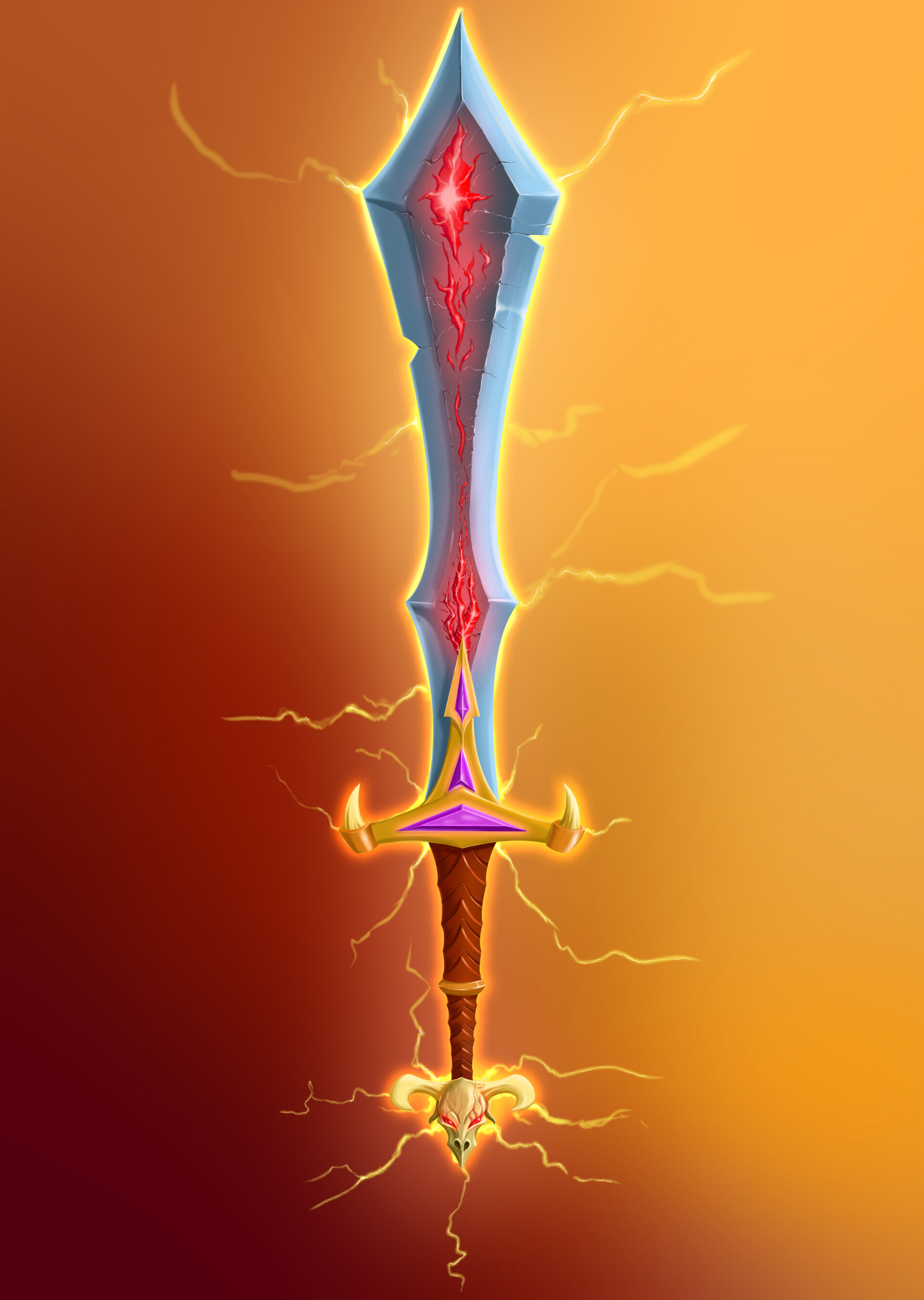 ArtStation - thunder sword