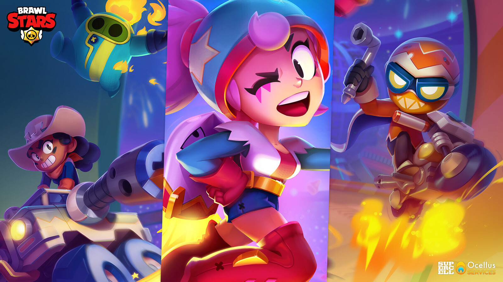 Ocellus - SERVICES - Brawl Stars - Stunt Show Season 12 Loading Screen