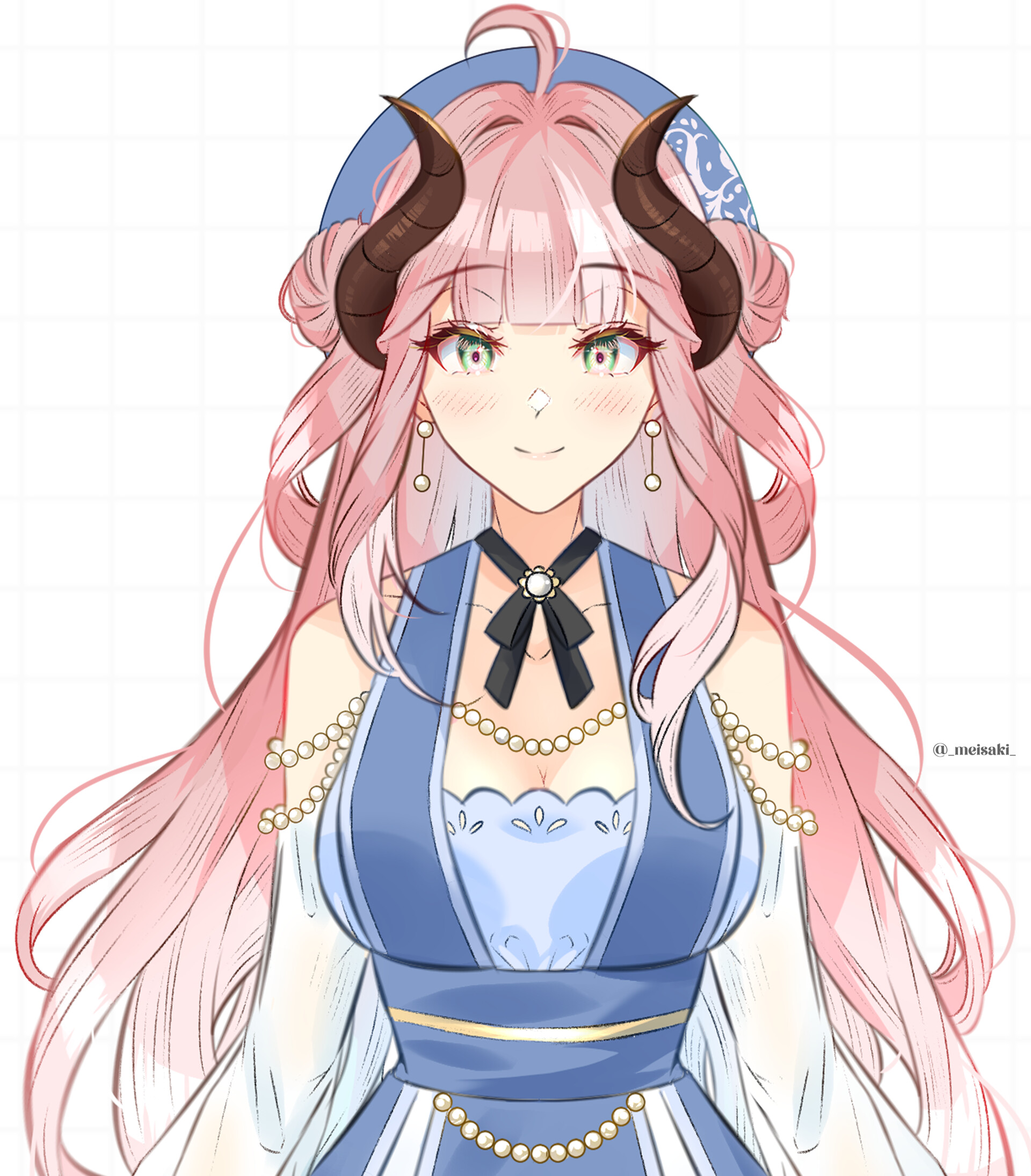 ArtStation - OC design (future art vtuber, Meimei)
