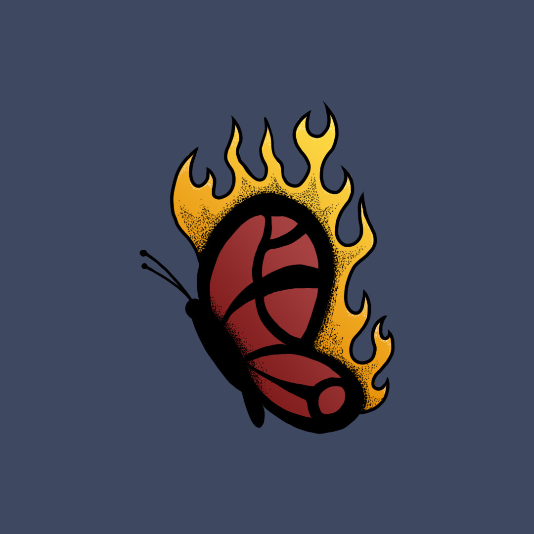 ArtStation - Butterfly fire