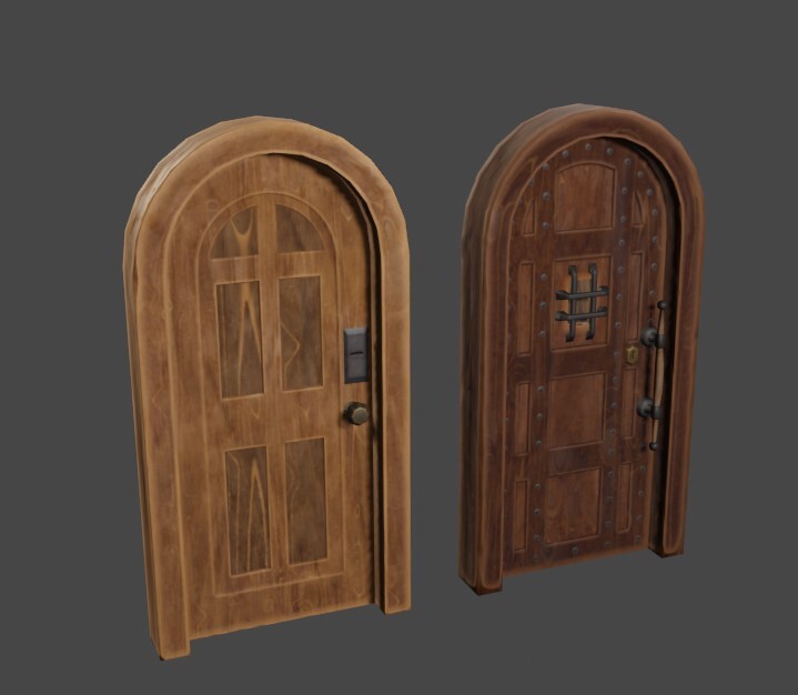 ArtStation - Stylized Doors
