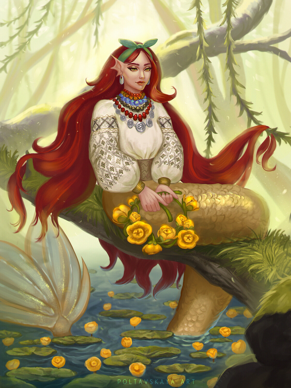 ArtStation - Mermay 2022. Ethno Mermay Ukraine