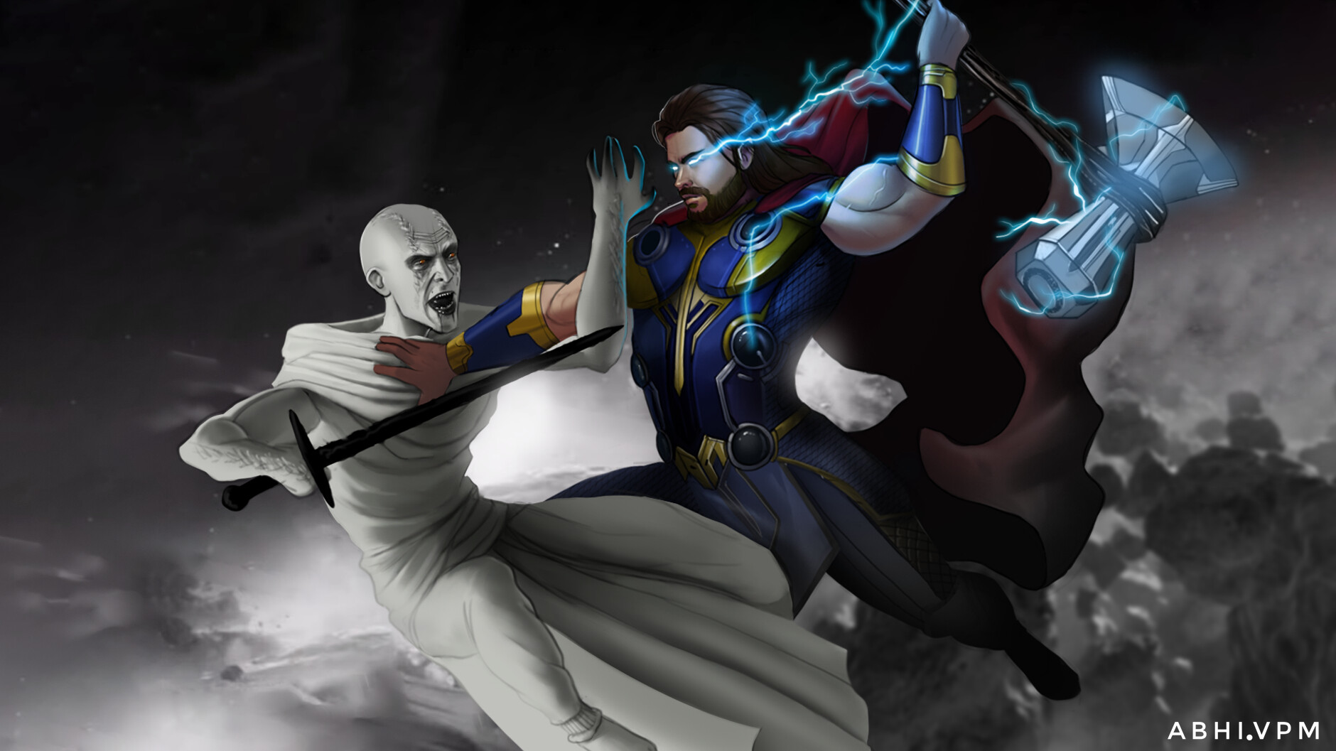 ArtStation - Thor vs Gorr