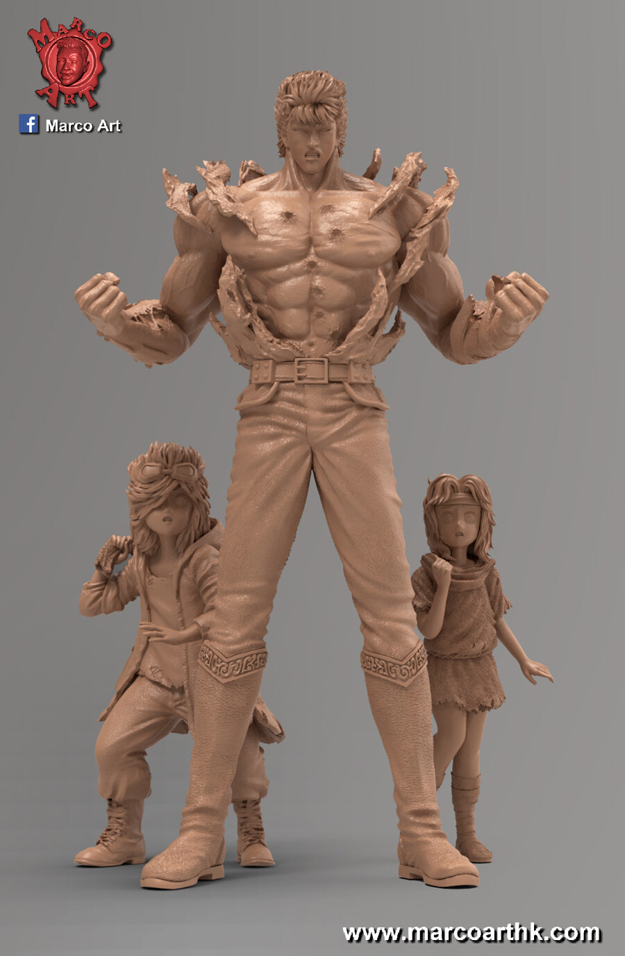 Marco Li - Fist of the North Star- Bat & Rin