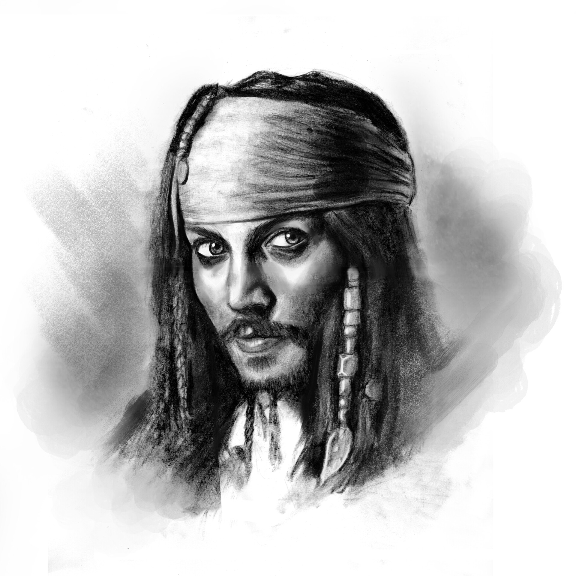 ArtStation - Captain Jack Sparrow Portrait
