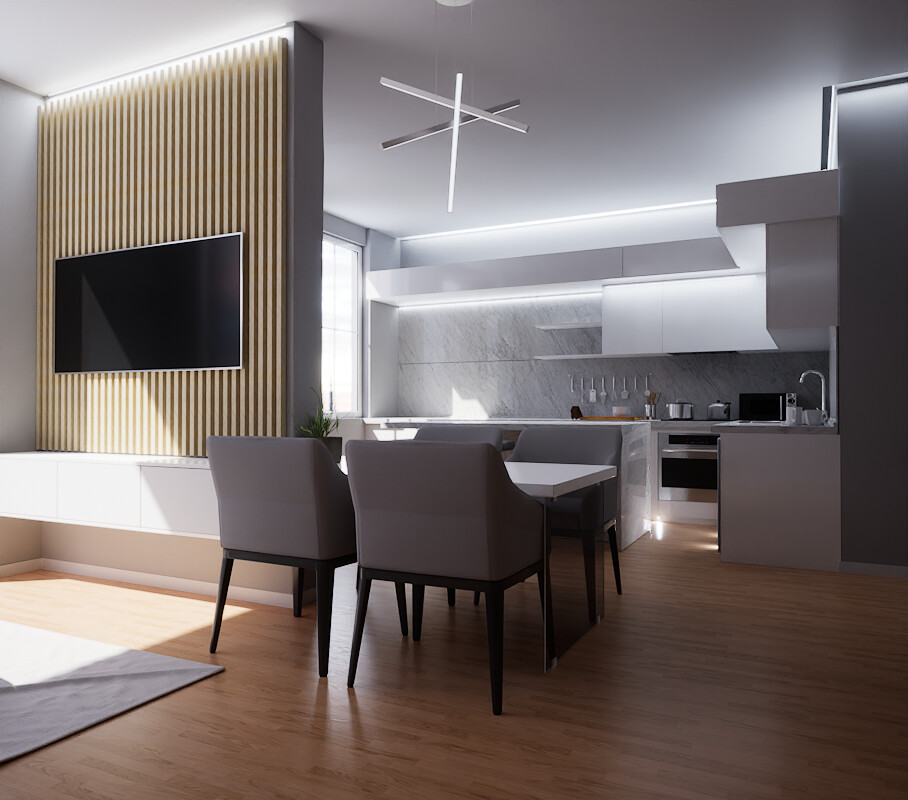 ArtStation - Real-Time, Ray-tracing Archviz project in Unreal Engine 5