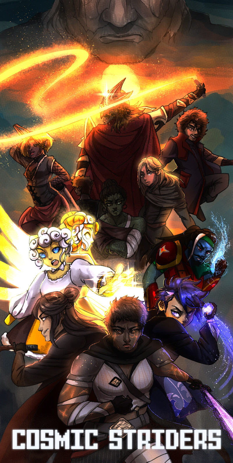 ArtStation - Cosmic Striders Digital Poster