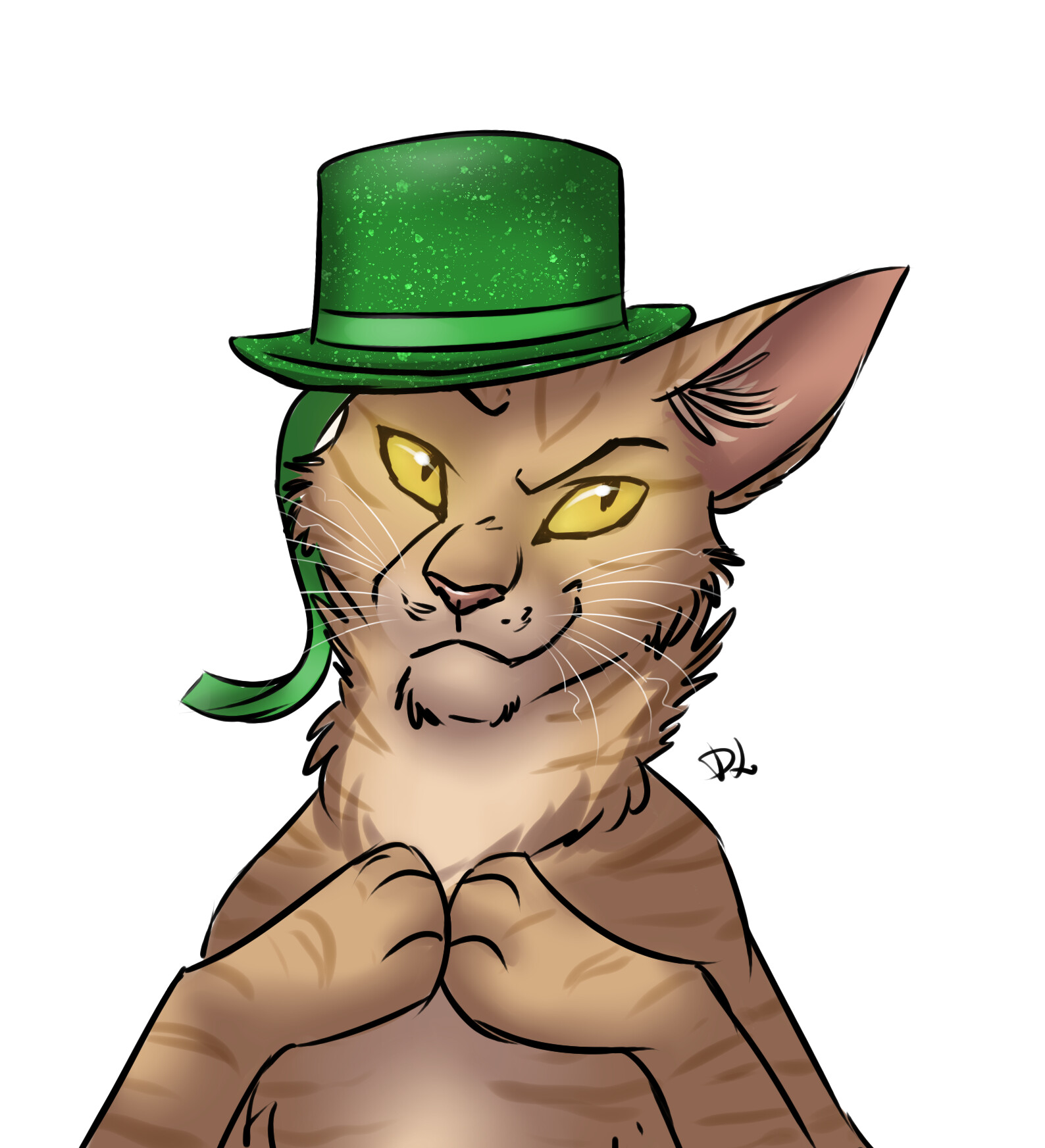 ArtStation - Sly Cat In a Hat