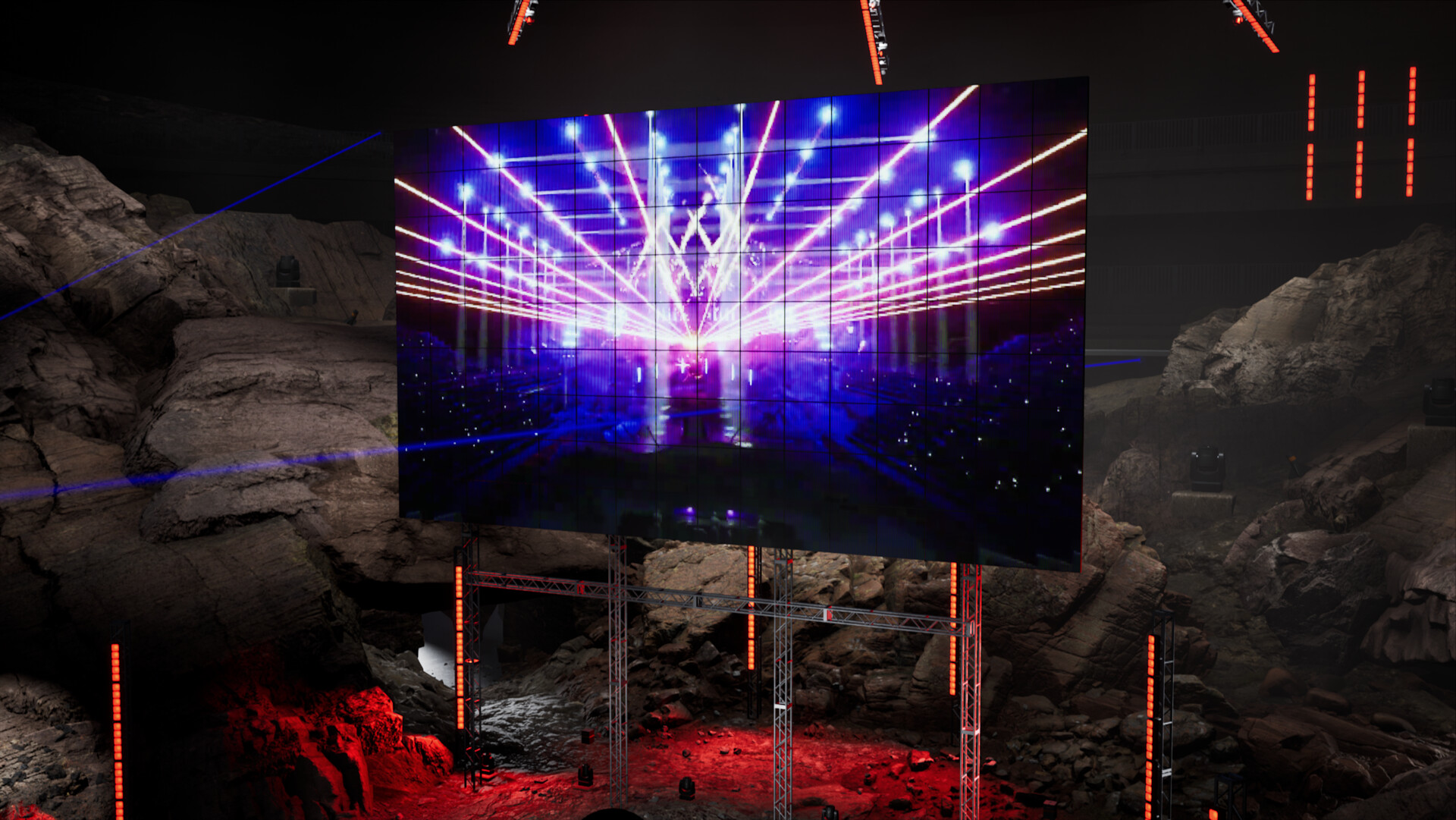 Aitor S R - Procedural LED screen