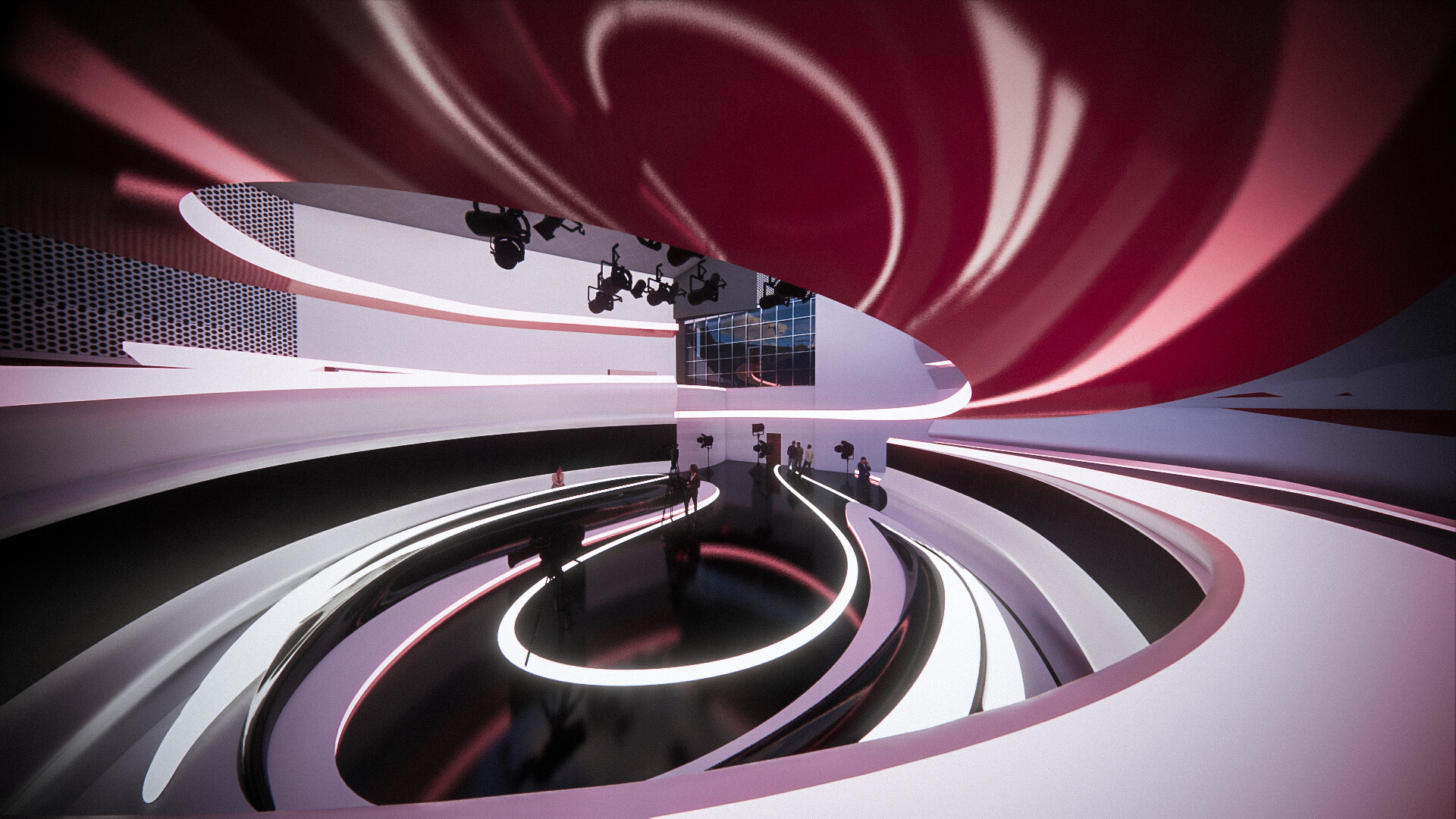 ArtStation - TV Studio SetUp