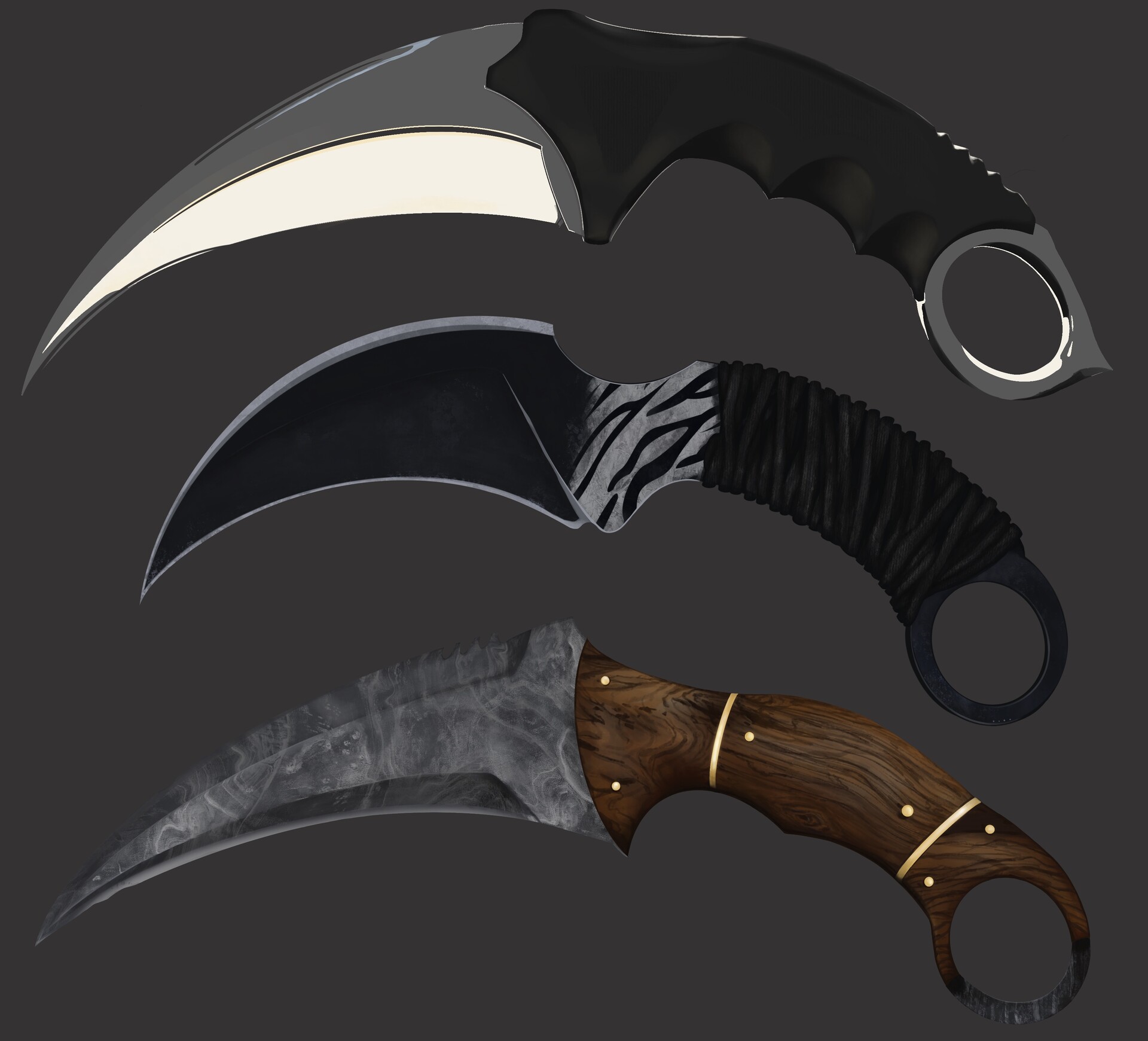 ArtStation - 3 Karambits