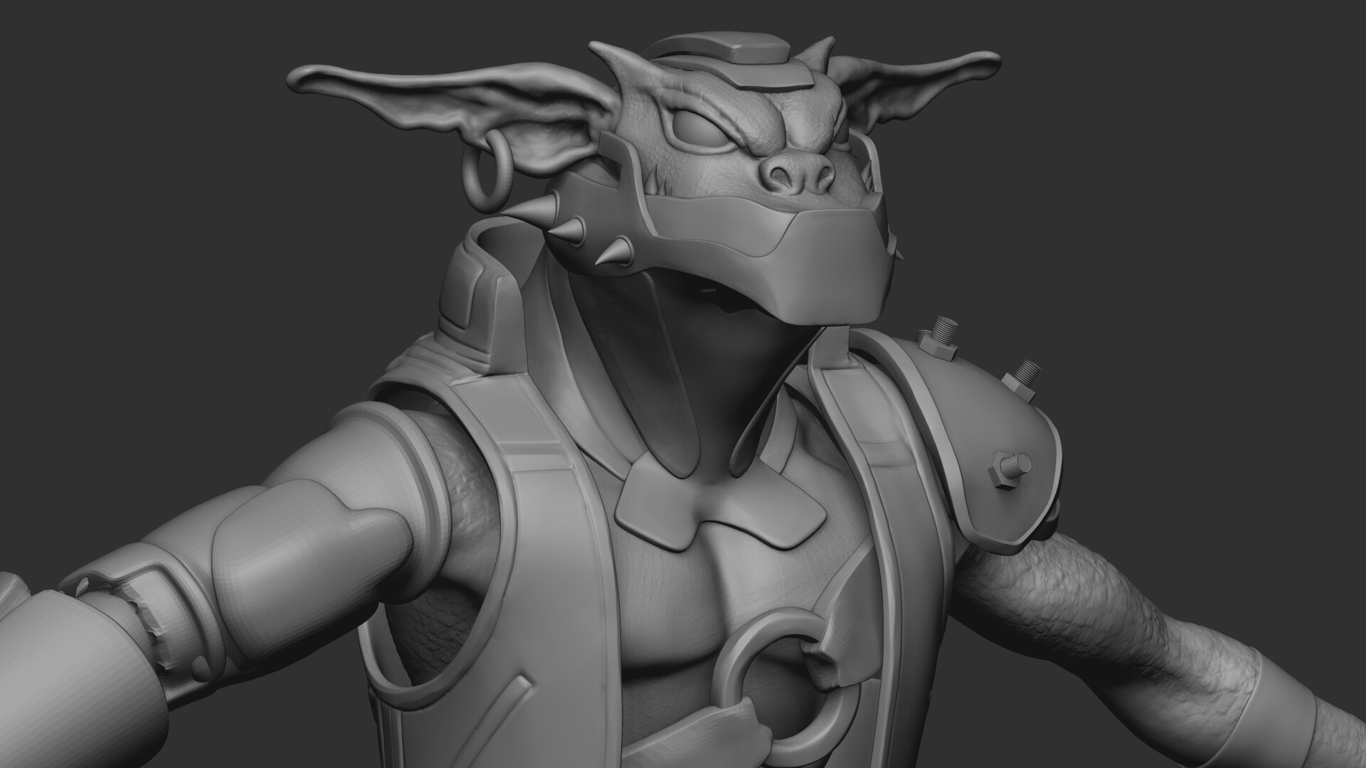 ArtStation - A stylized lizard