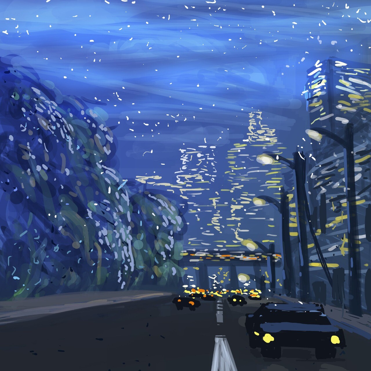 ArtStation - Night street