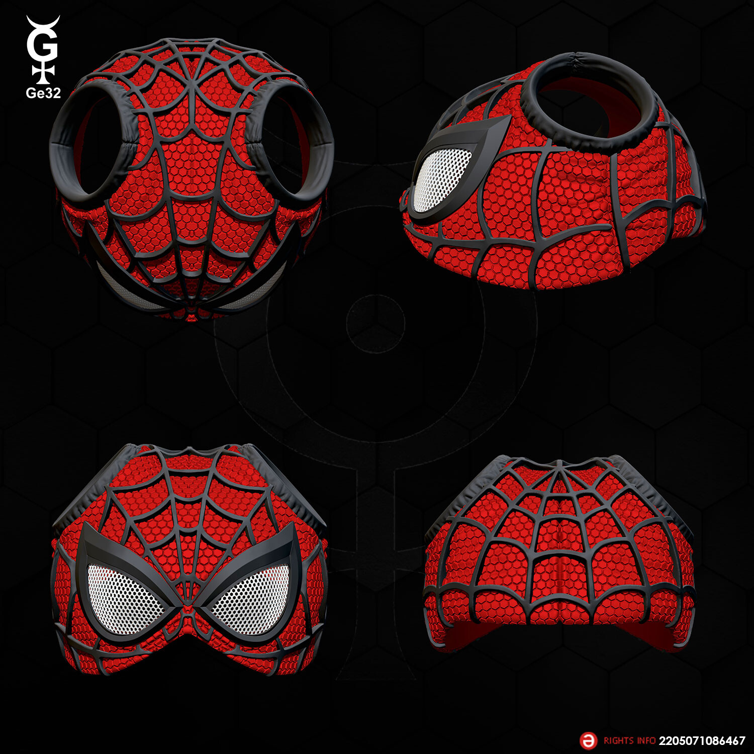 Ge32 AJZ - Spider-CAT Peter Parker Mask