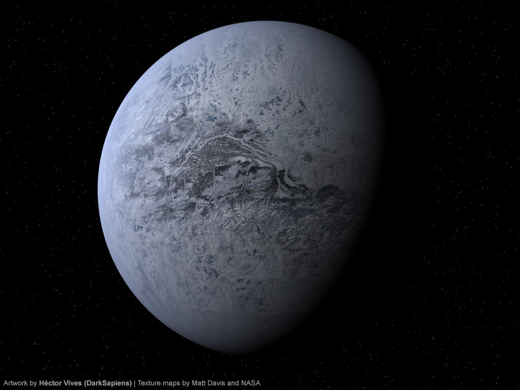 Héctor Vives - Old exoplanet renders