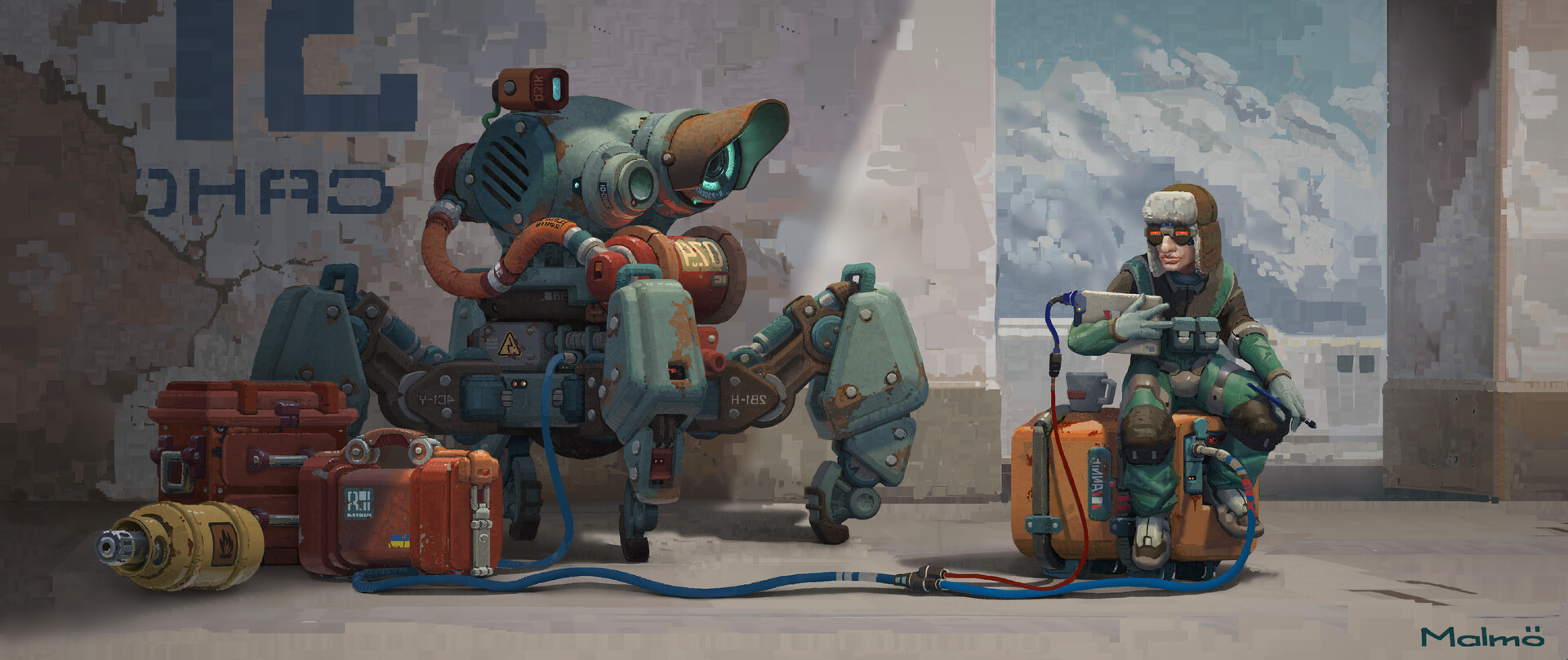ArtStation - quadropod_repair