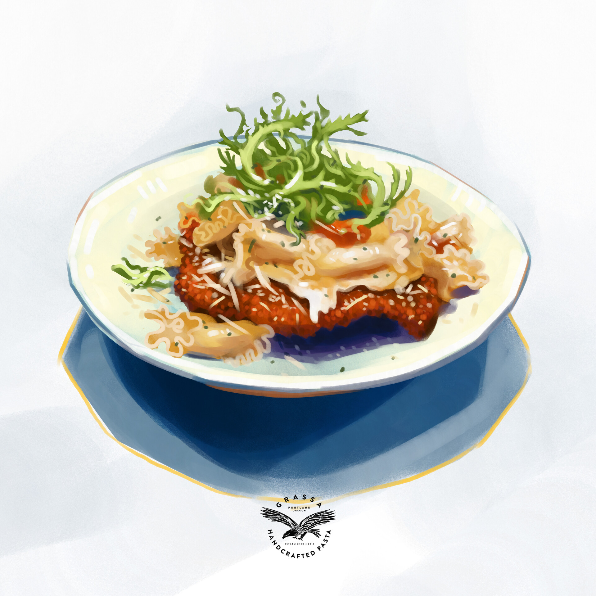 ArtStation - Chicken Parm Pasta