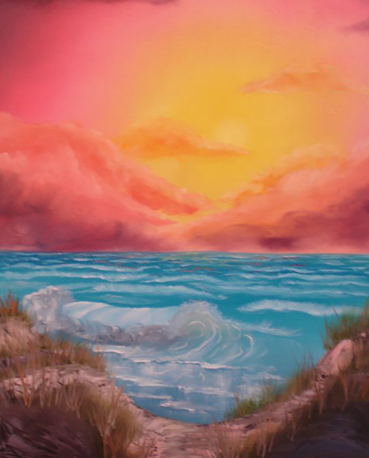 ArtStation - Beach Sunset 01