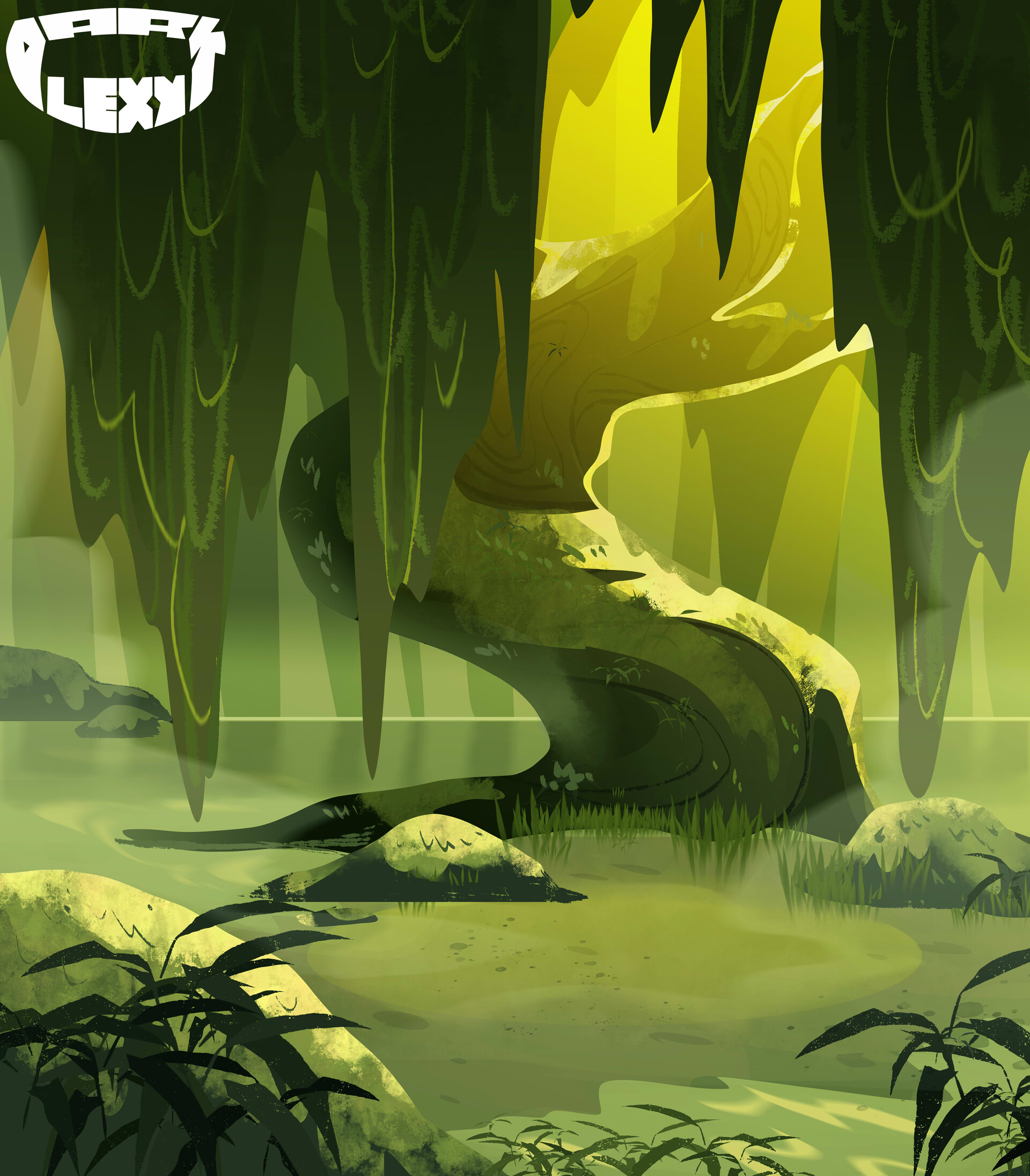 ArtStation - Swamp Concept