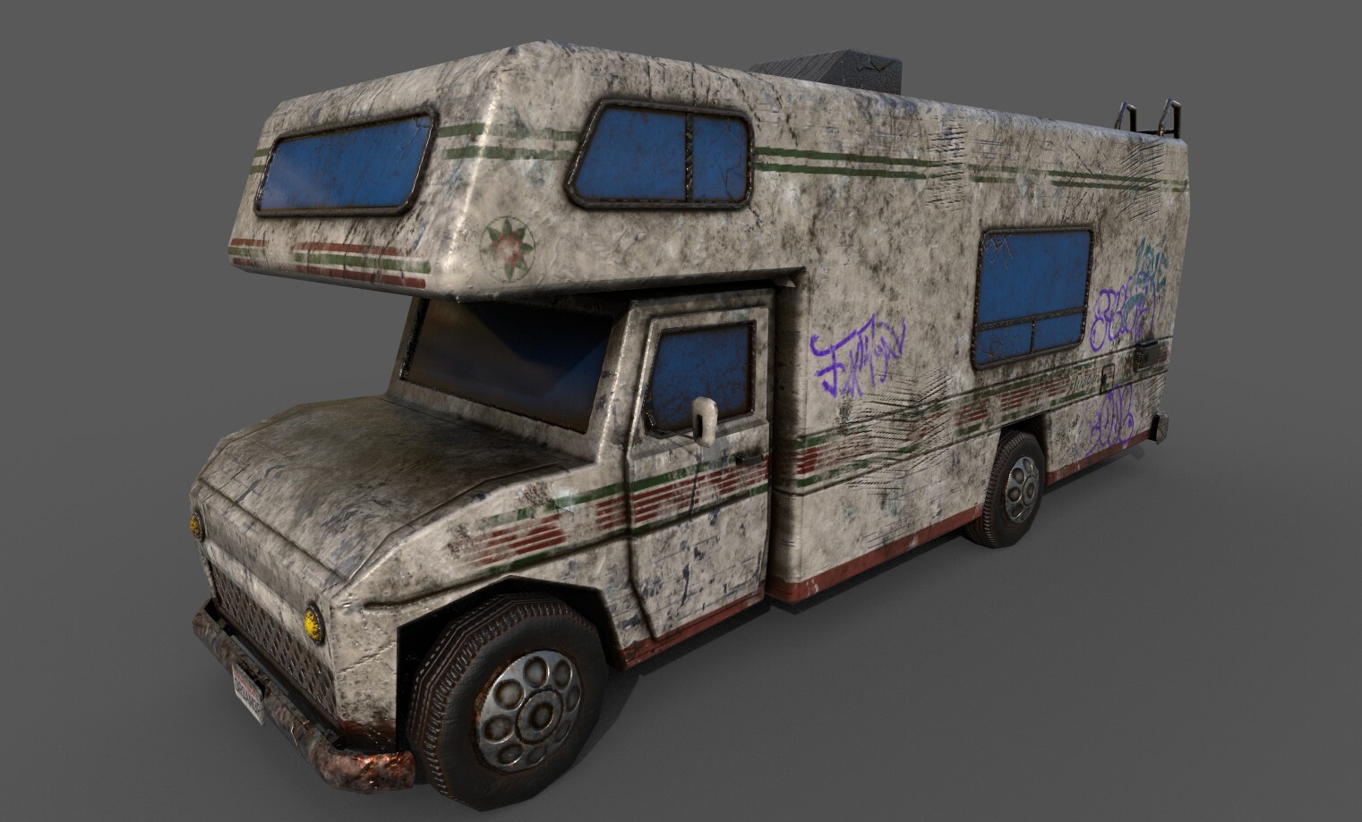 ArtStation - Game Prop - Old RV
