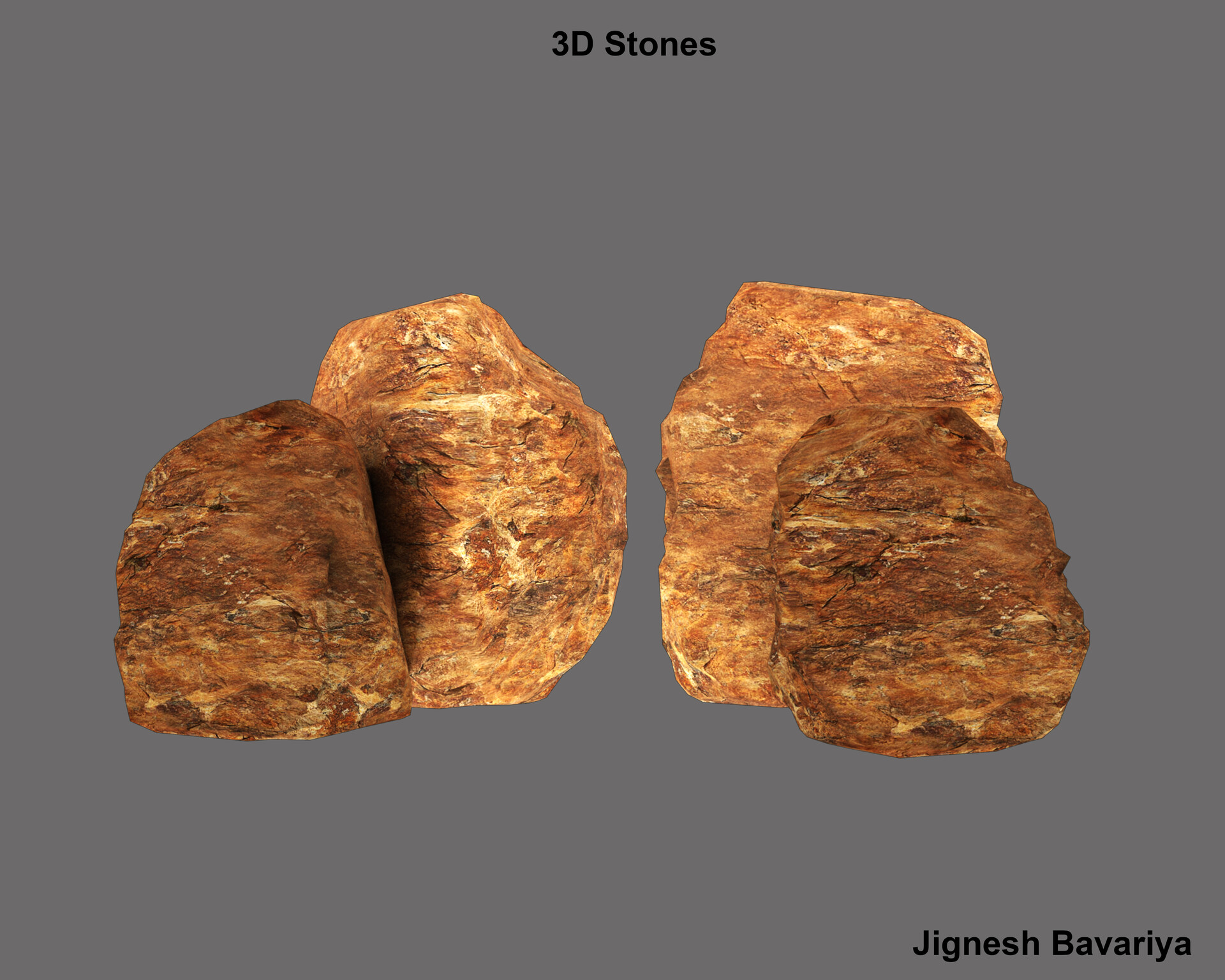 ArtStation - 3D Stone