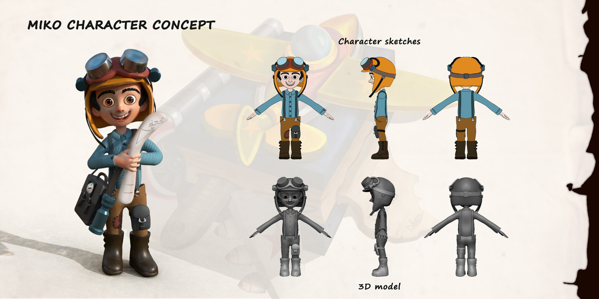 ArtStation - Miko character concept