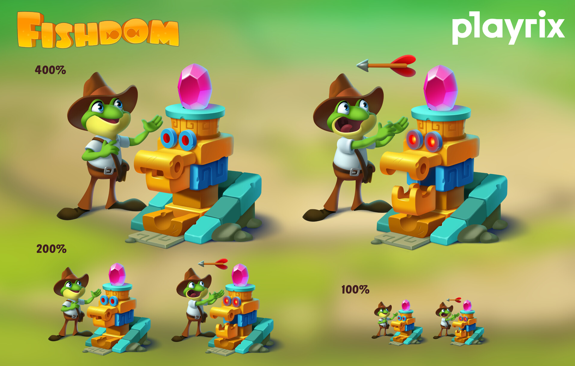 ArtStation - Game art for Playrix. Render