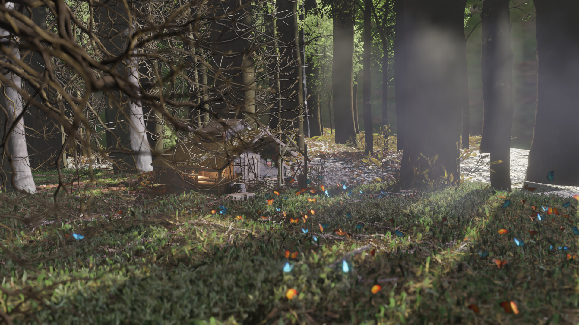 ArtStation - forest, practice！